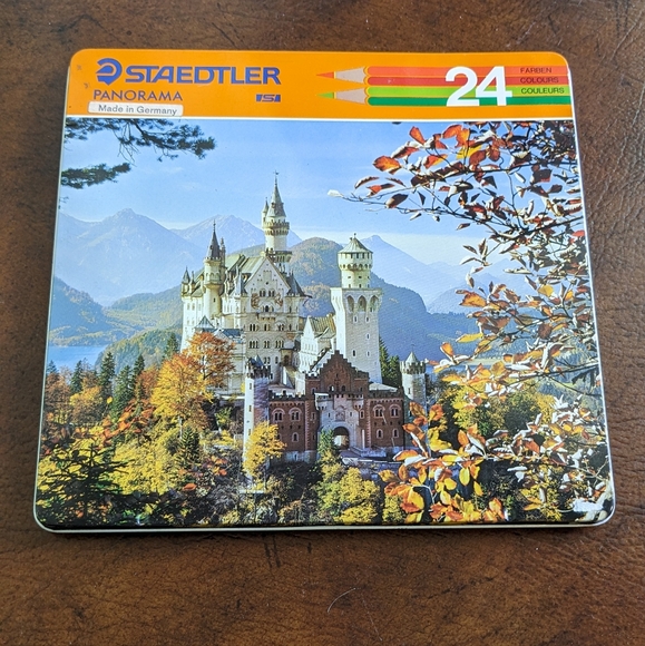 Streadtler | Office | Vtg Straedtler Panorama 24 Count Colored Pencils ...